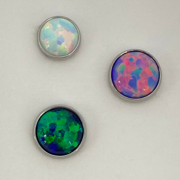 Opal Cabochon Threaded End | The Piercing Urge